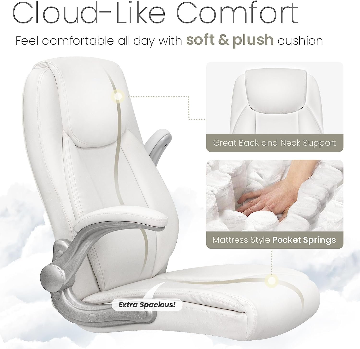 NEO CHAIR Ergonomic Office Chair Leather Executive Chair